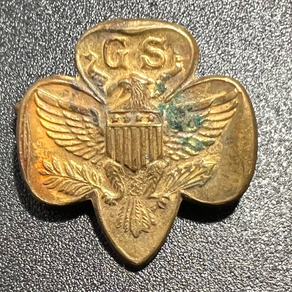 Girl Scouts | Jewelry | Vintage Girl Scouts Pin Safety Pin Style ...